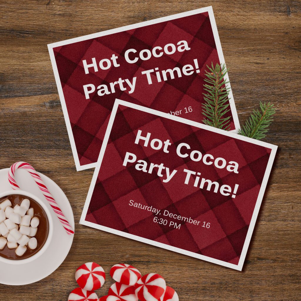 A Guide to Hosting a Delightful Hot Chocolate Party | Avery.com